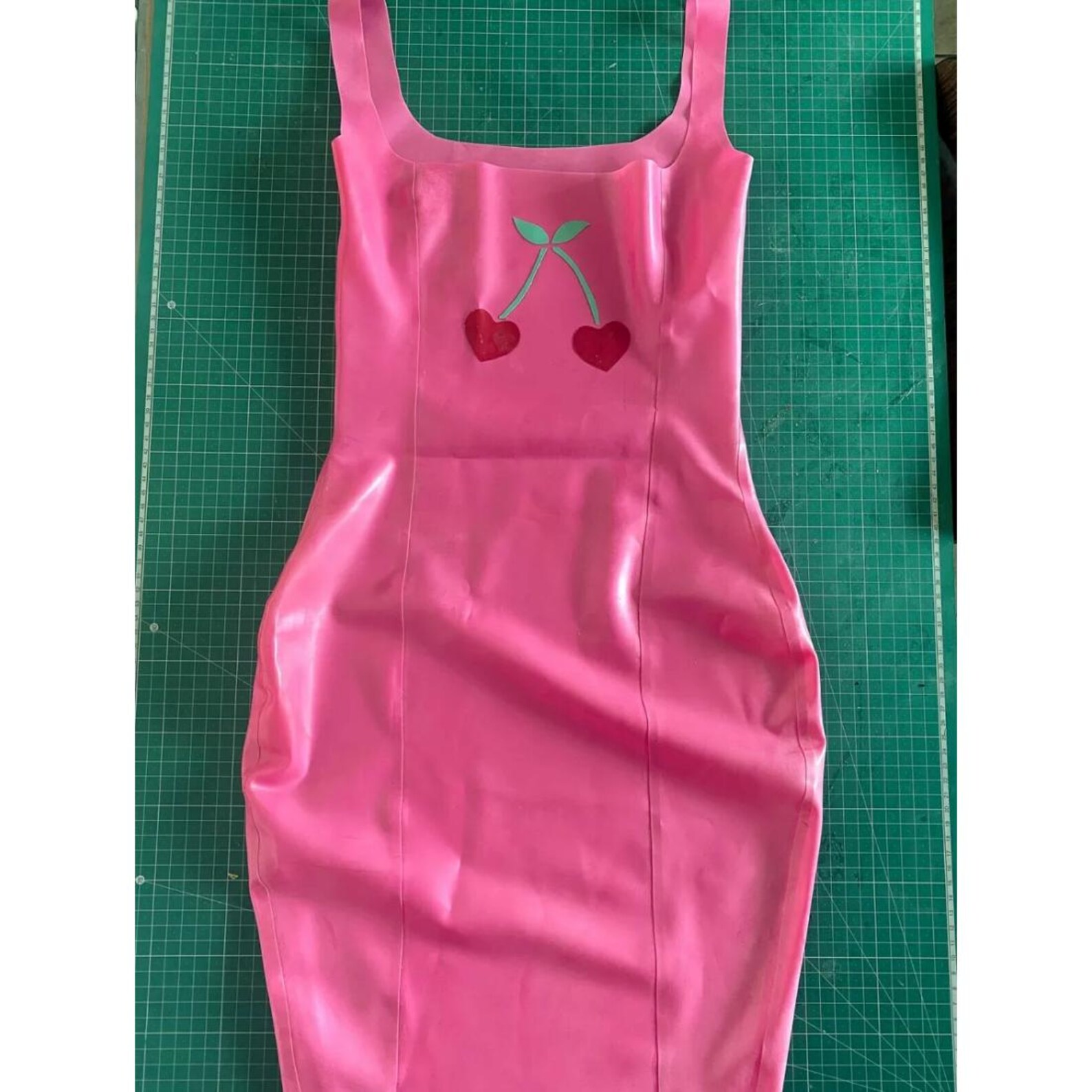 Latex Square Neckline Pencil Dress PDF Digital Pattern UK 8 14 Latex ...