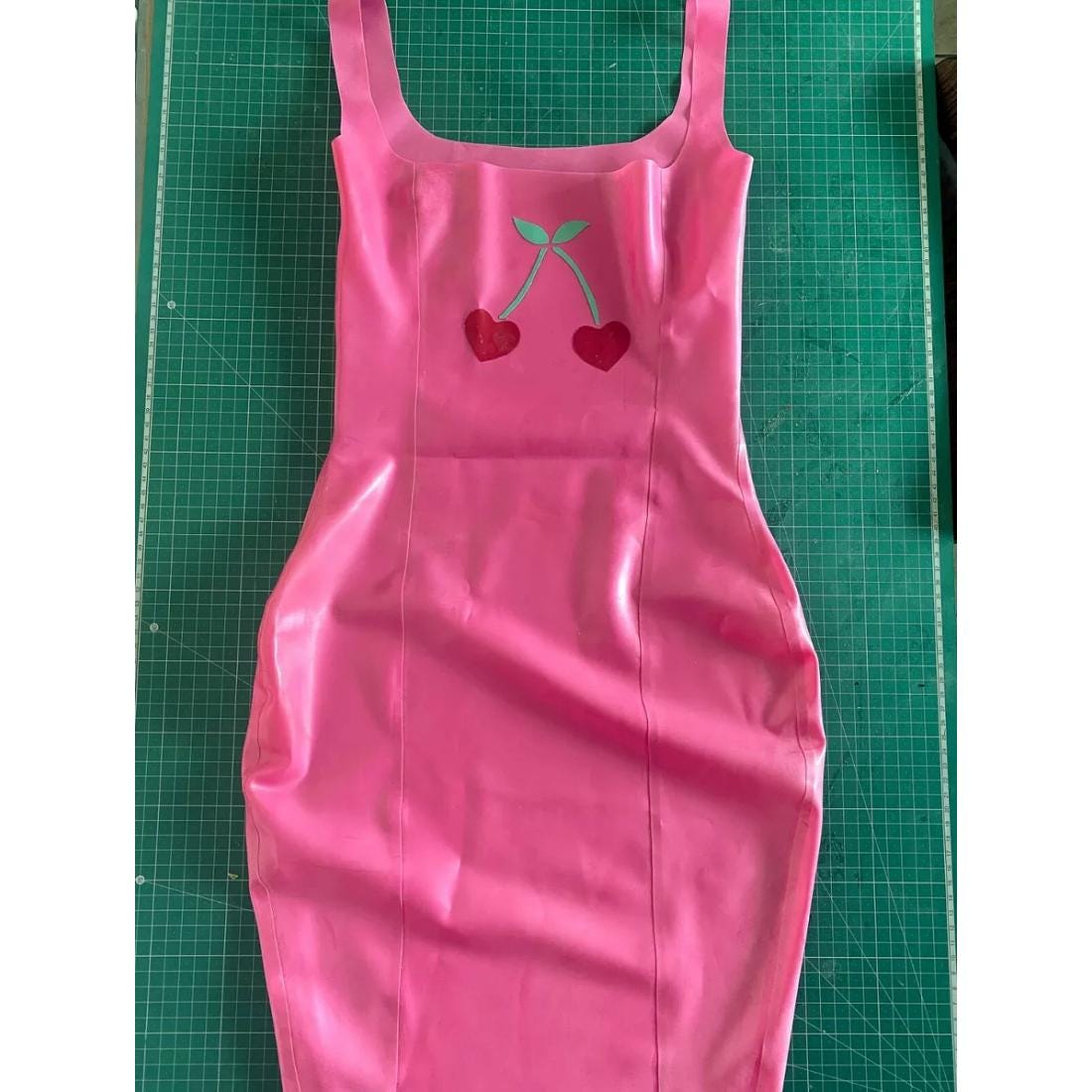 Latex Square Neckline Pencil Dress PDF Digital Pattern UK 8 - 14 ...