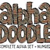 Western Alpha Doodles Doodle Letters Lowercase, Numbers, Capital ...