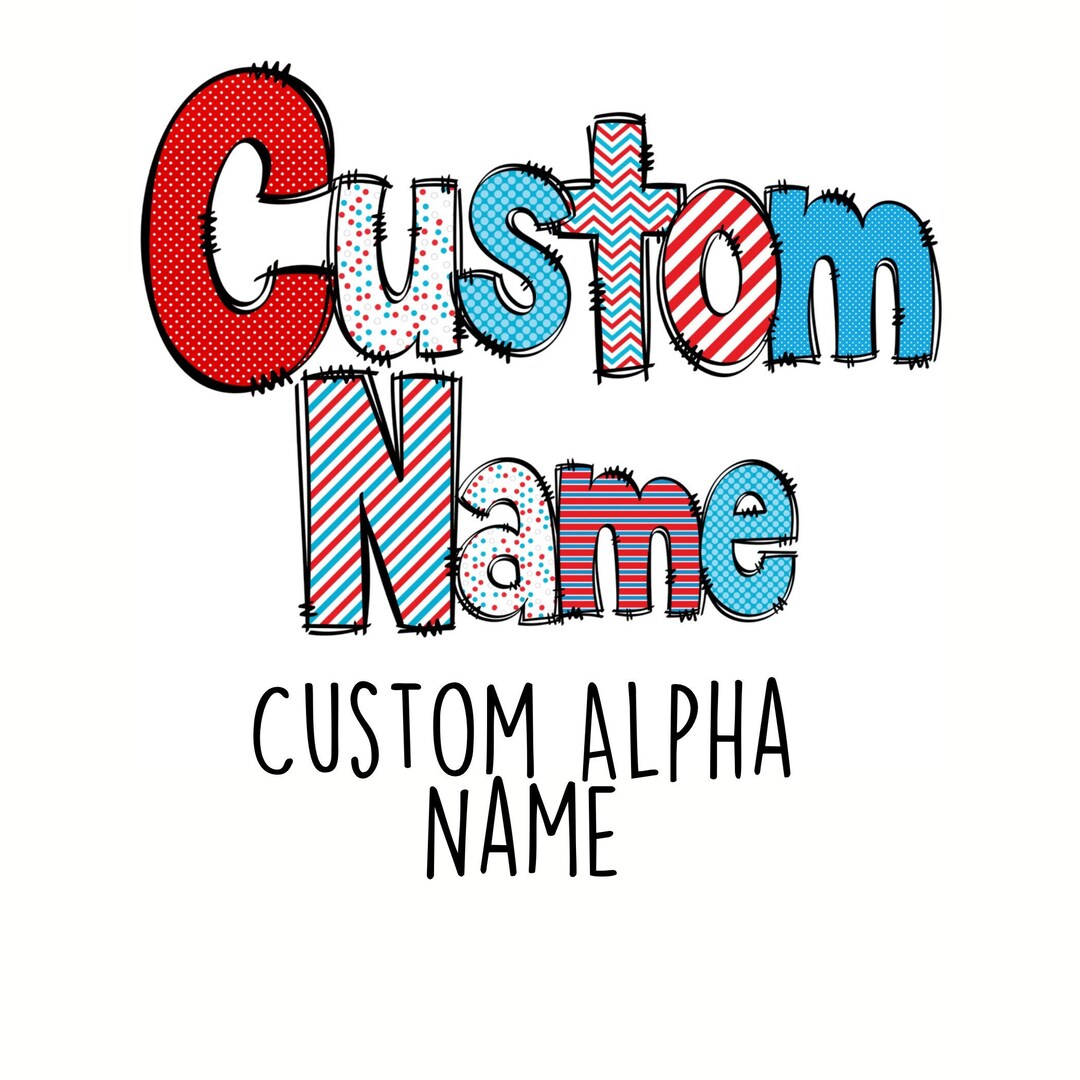 Read Across America Custom | Custom Name Design | DIY Sublimation Print ...