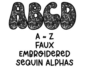 Blue Varsity Sequin Embroidered Alpha Doodles Doodles for Pngs Alpha ...