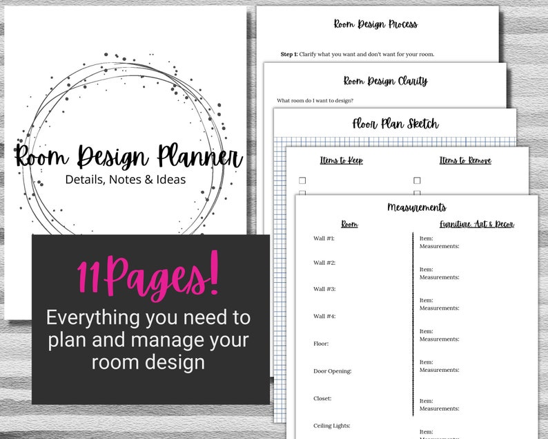 Room Design Planner - Home Improvement - Interior Design - INSTANT ...