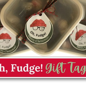 Oh, Fudge Christmas Gift Tags - INSTANT DOWNLOAD - PRINTABLE - Etsy