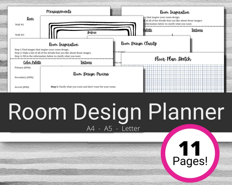 Room Design Planner - Home Improvement - Interior Design - INSTANT ...