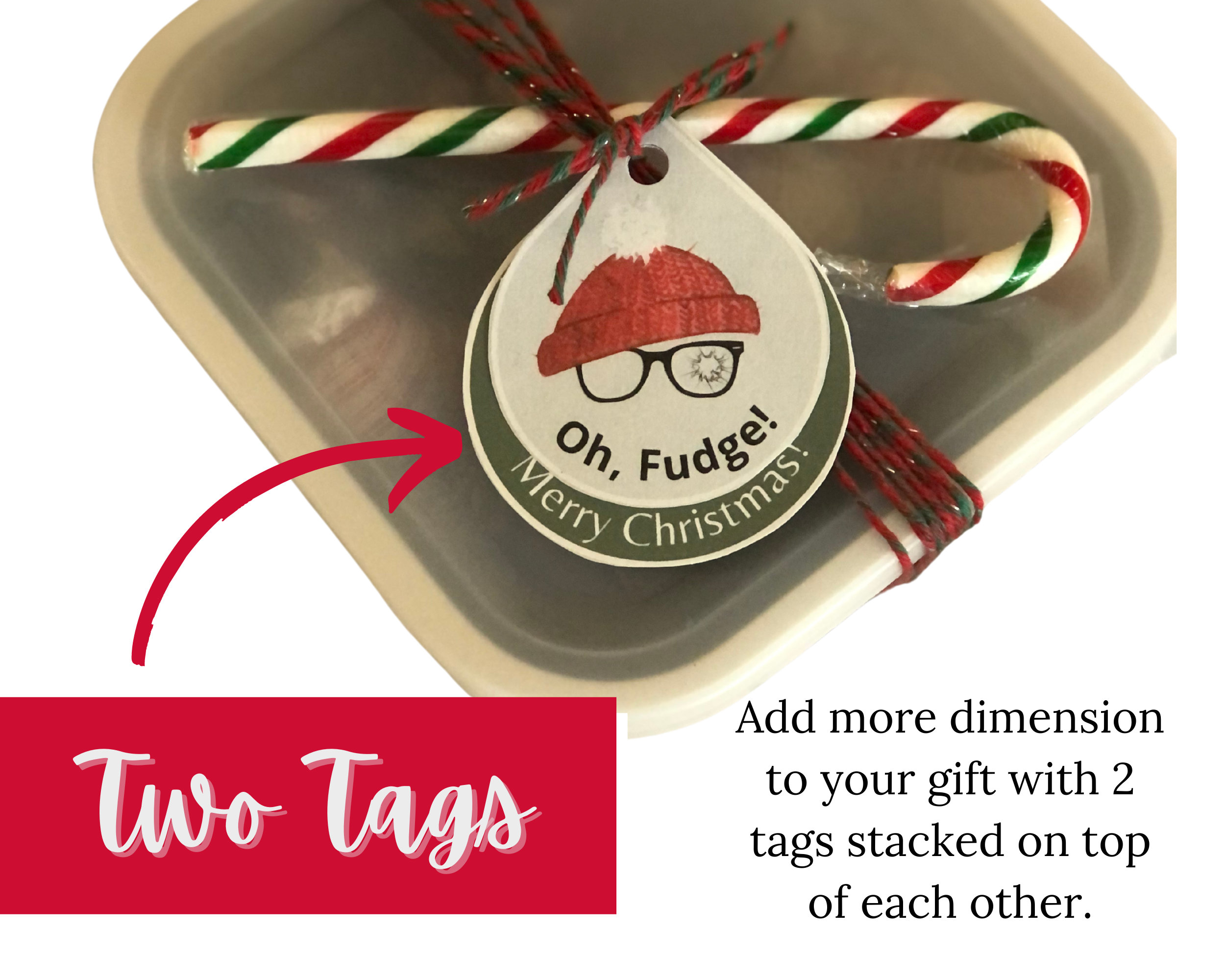 Oh, Fudge Christmas Gift Tags - INSTANT DOWNLOAD - PRINTABLE - Etsy