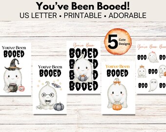 You've Been Booed Printable, Adorable Ghost, Neighborhood Game ...