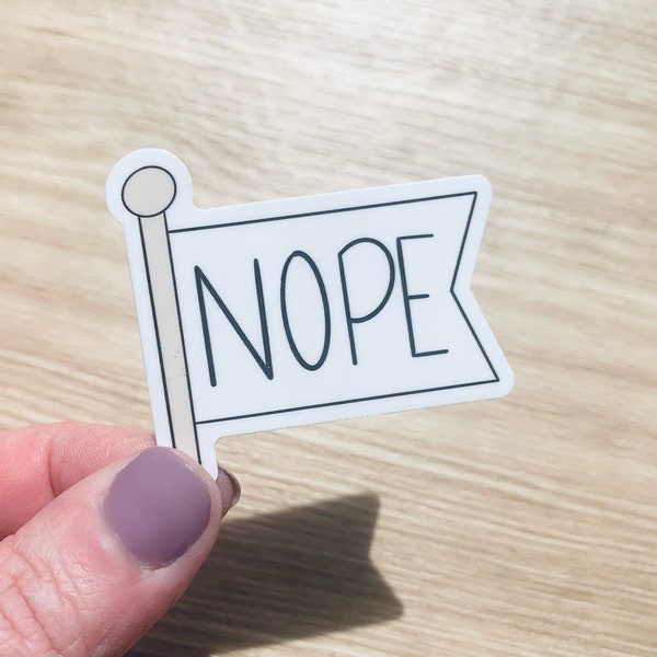 Nope Flag - Etsy