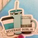Beverage Goblin Vinyl Sticker - Etsy
