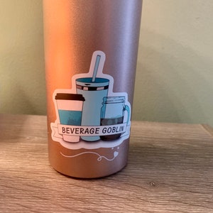 Beverage Goblin Vinyl Sticker - Etsy