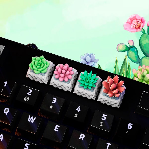 Plant Resin Spacebar - Etsy
