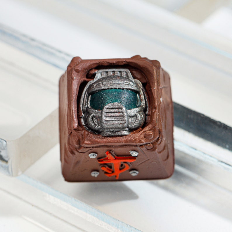 Doomguy Keycap Doom Slayer Keycap Doom Eternal Keycap - Etsy UK