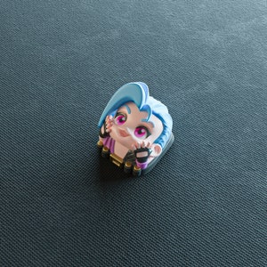 Jinx League of Legend Artisan Keycap| Jinx LOL Gaming Series Custom ...
