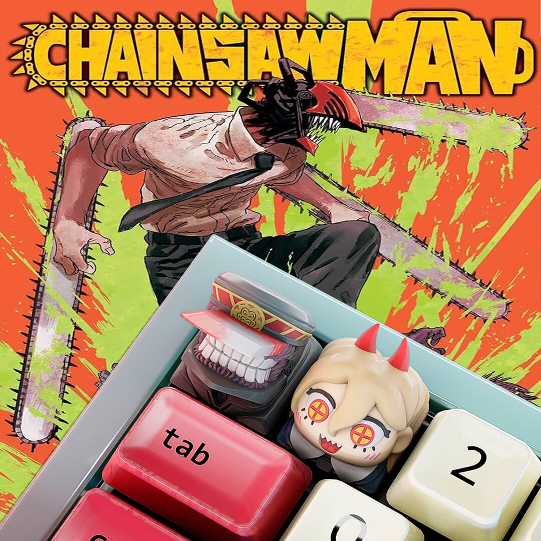Saw Man Keycap Saw Dog Keycap Cute Dog Keycap Pochi.ta Keycap Cheap ...