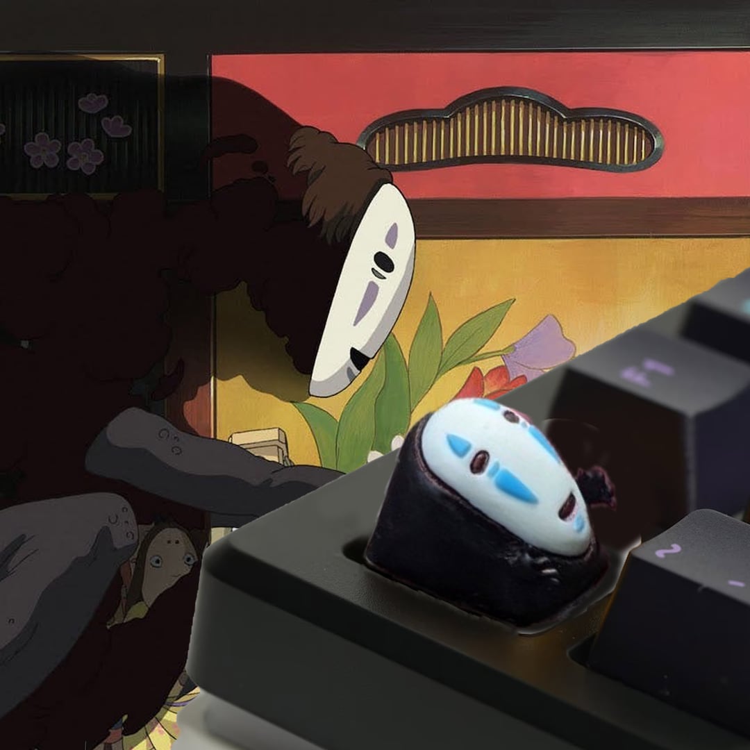 Anime Artisan Keycap, Ghost Face Resin Keycap, Anime Keycap, Anime ...