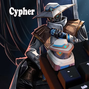 Valorant Keycap| Artisan Chamber Keycap| Cypher Valorant Artisan Keycap| Custom Valorant Keycap ...