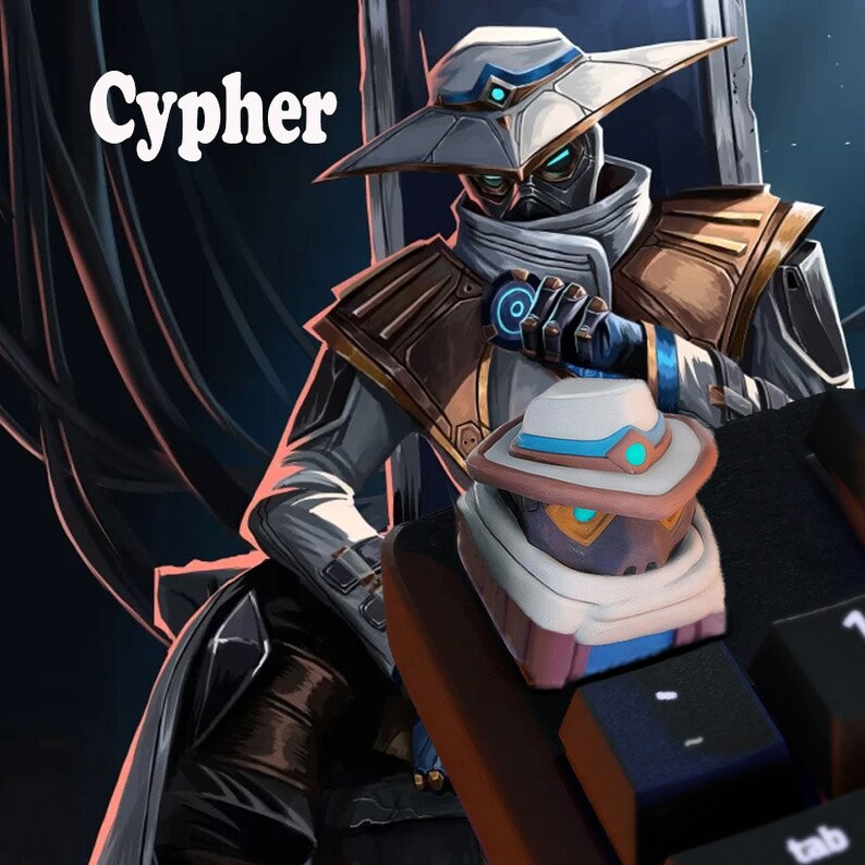 Valorant Keycap| Artisan Chamber Keycap| Cypher Valorant Artisan Keycap ...
