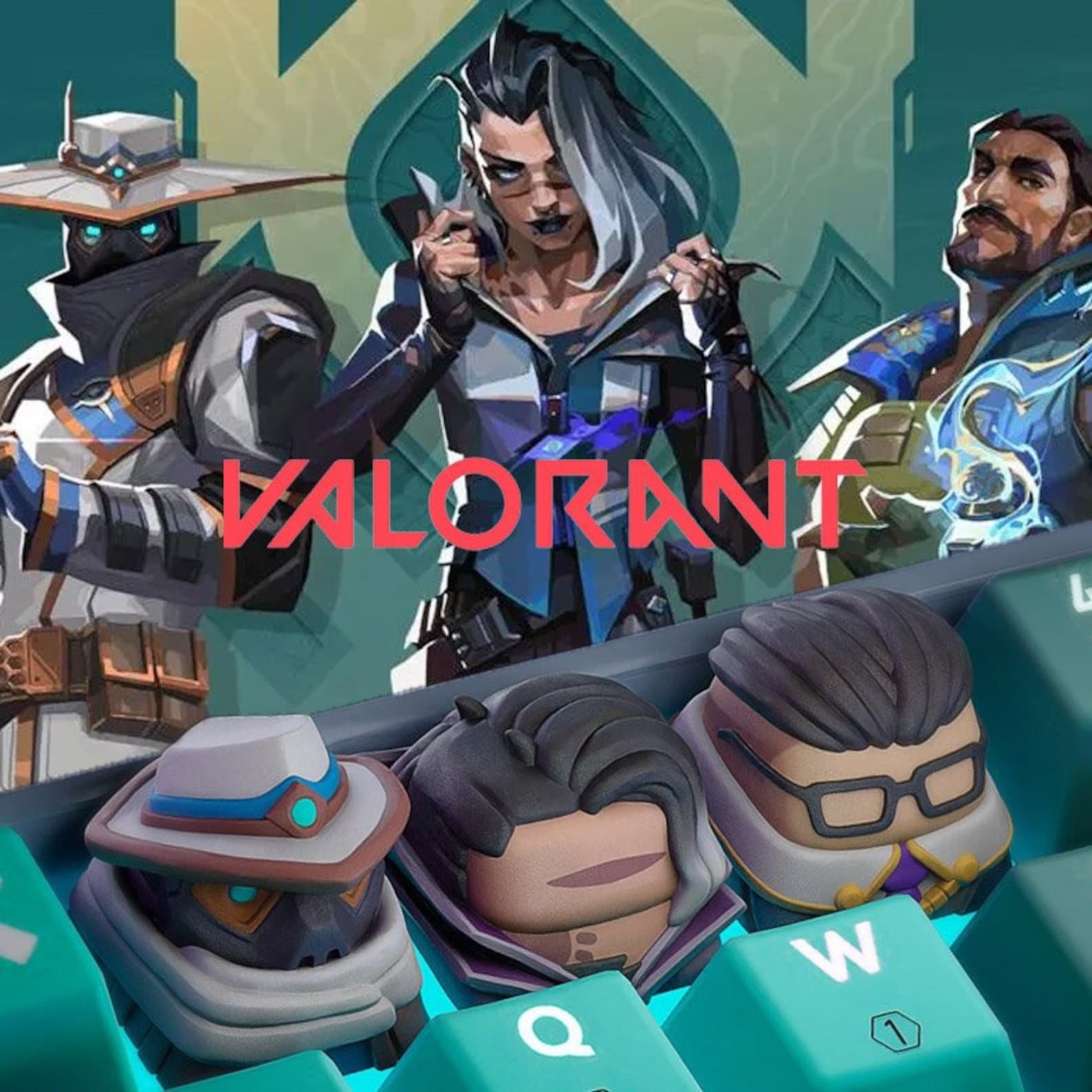 Valorant Keycap| Artisan Chamber Keycap| Cypher Valorant Artisan Keycap ...