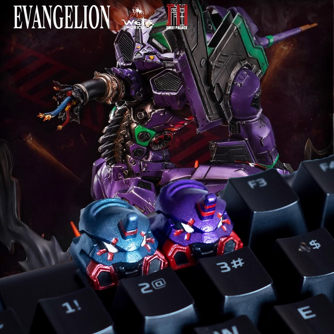 Evange.llion Artisan Resin Keycap EVA Artisan Keycap Anime Custom ...