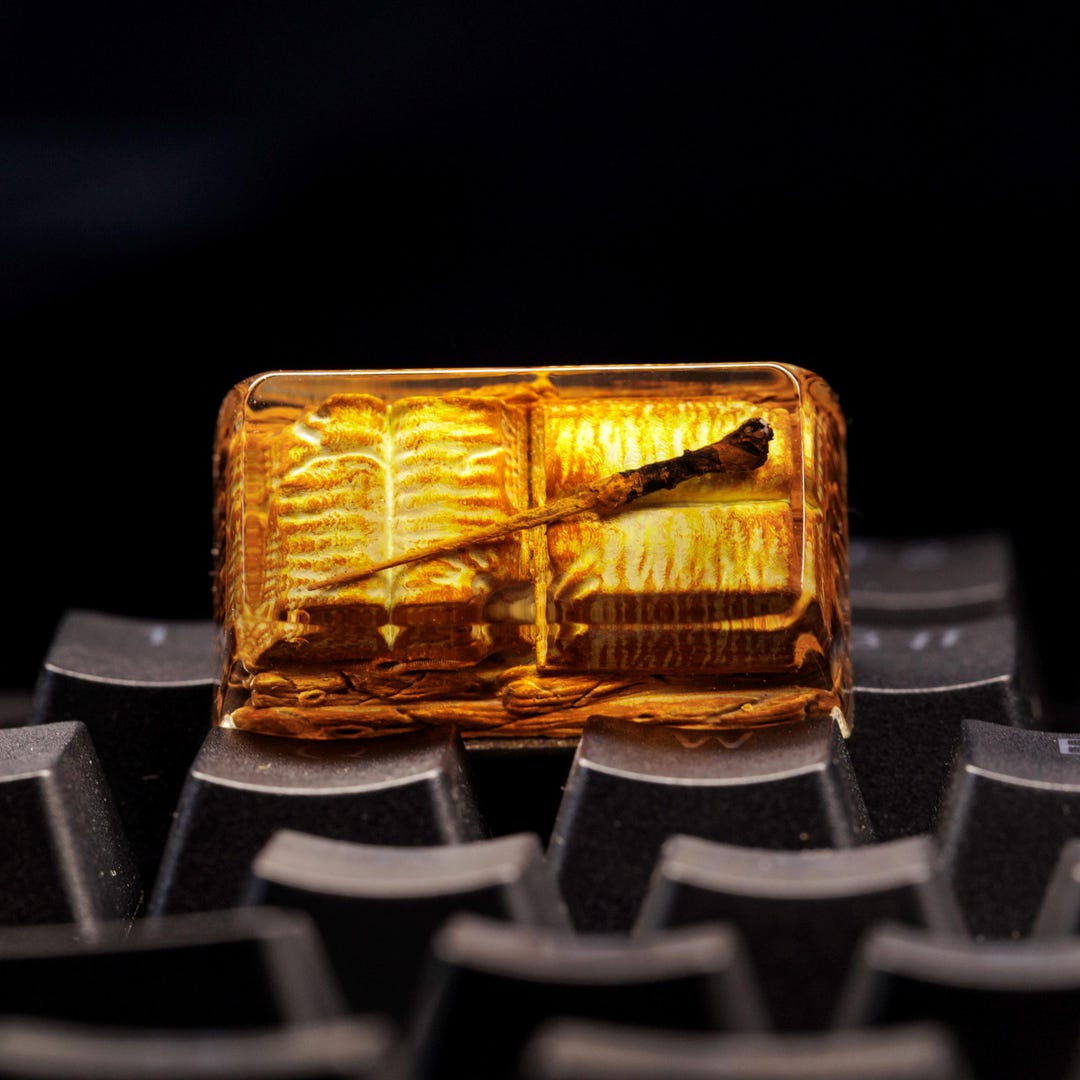 Magic Wand Keycap, Custom Keycap Artisan, Custom Caplock Keycap, HP ...