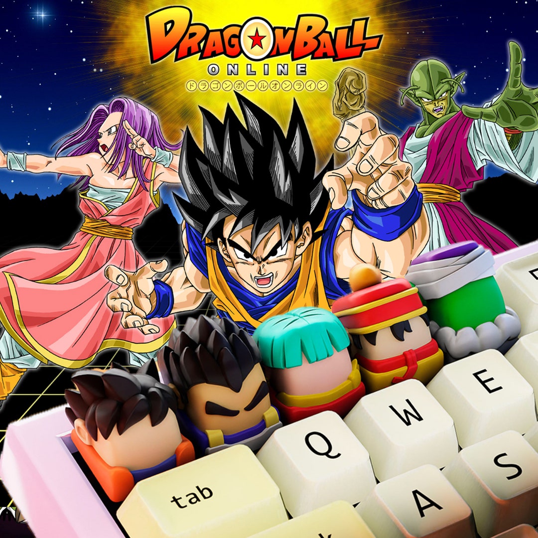 Vegeta Dragon Ba.ll Z Keycap Son Gohan Custom Keycap Artisan Son Goku ...