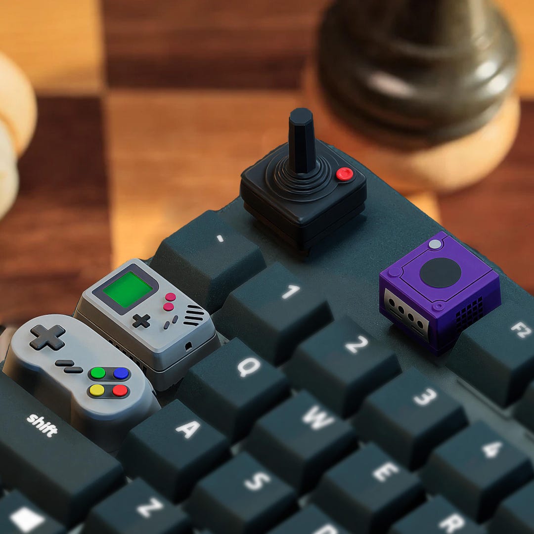 Videogame Consoles Keycaps,handmade Videogame Console Keycaps for ...