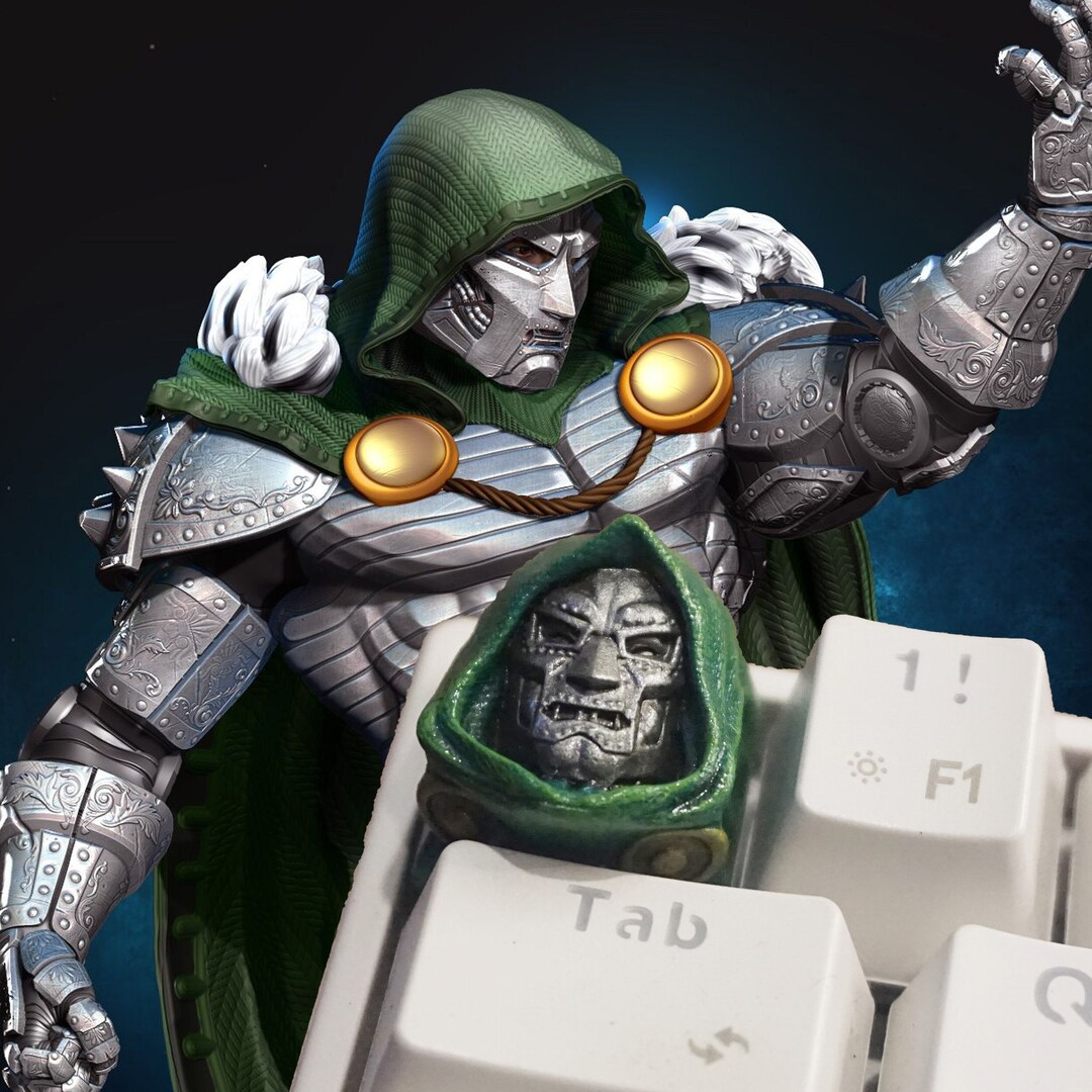 Victor Von Doom Artisan Keycap| Marvel Dr. Victor Resin Keycap| Dr ...
