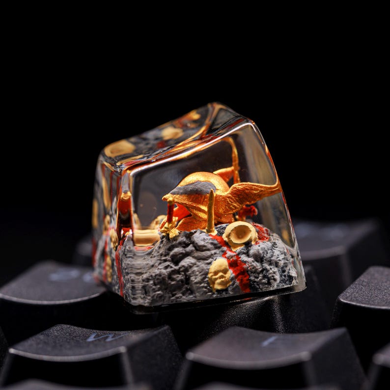 Winged Helm Keycap , Custom Gaming Keycap Inspired, Artisan Mechanical ...