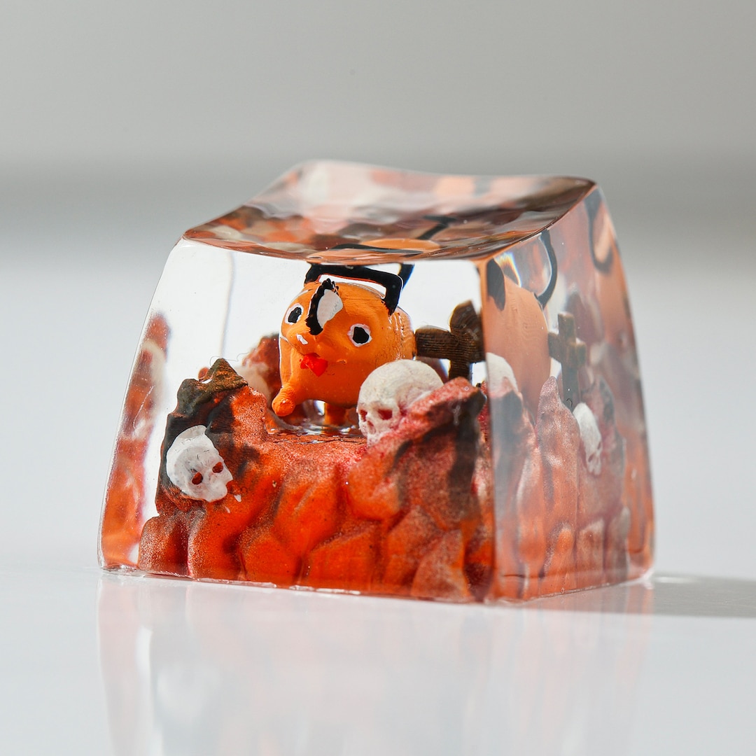 Saw Dog Keycap Cute Dog Keycap Artisan Pochi.ta Keycap Cheap Keycap ...