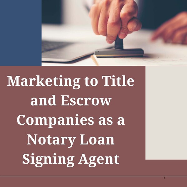 Loan Signing Agent Practice - Etsy