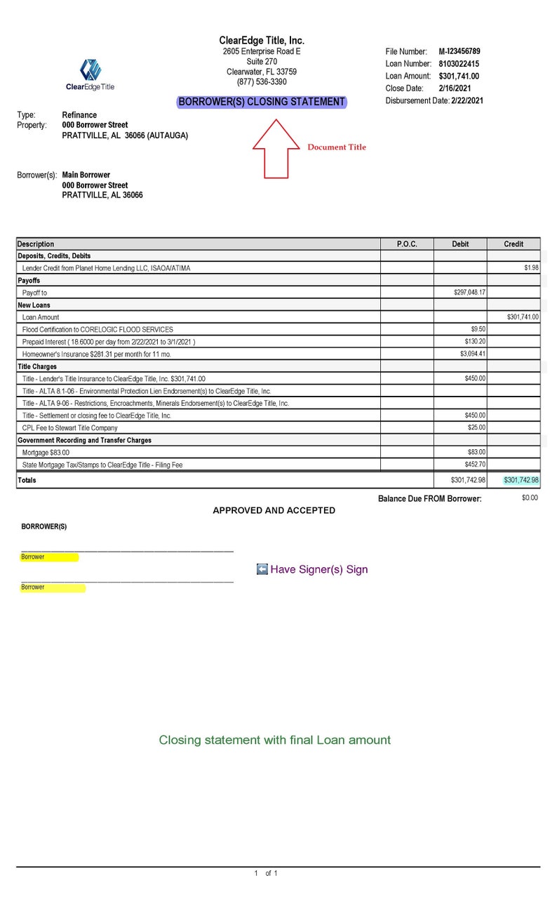 Refinance Loan Package: Notary Training & Prep (digital PDF Download ...