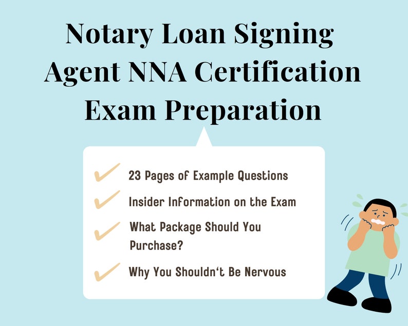 NNA Loan Signing Agent Exam Prep: Example Questions (PDF Download) - Etsy