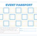 Event Passport Template: 8.5 X 11 Printable Design (digital Download ...
