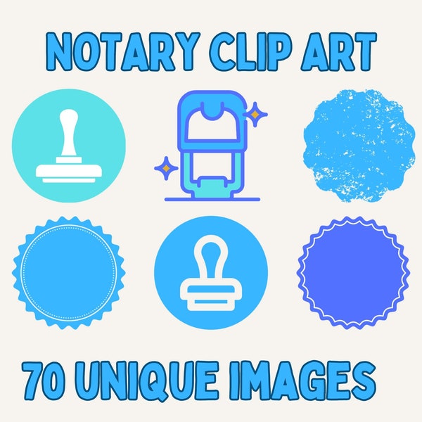 Notary Clipart - Etsy
