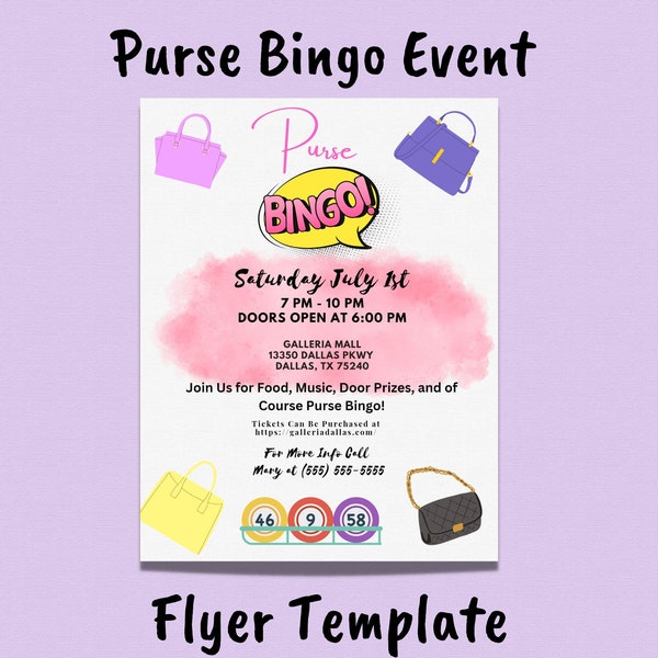 Purse Invitations - Etsy