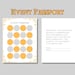 Event Passport Template: 8.5 X 11 Printable PDF (digital Download) - Etsy