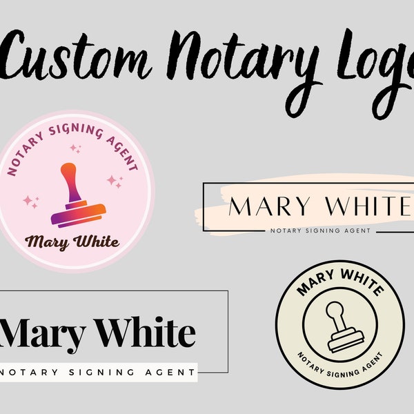 Notary Logo - Etsy
