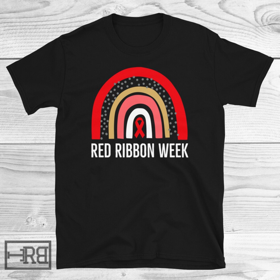We Wear Red for Red Ribbon Week Awareness Shirt, Red Ribbon Week ...