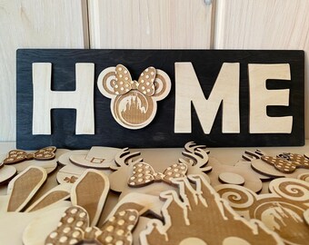 Home Mickey Sign - Etsy