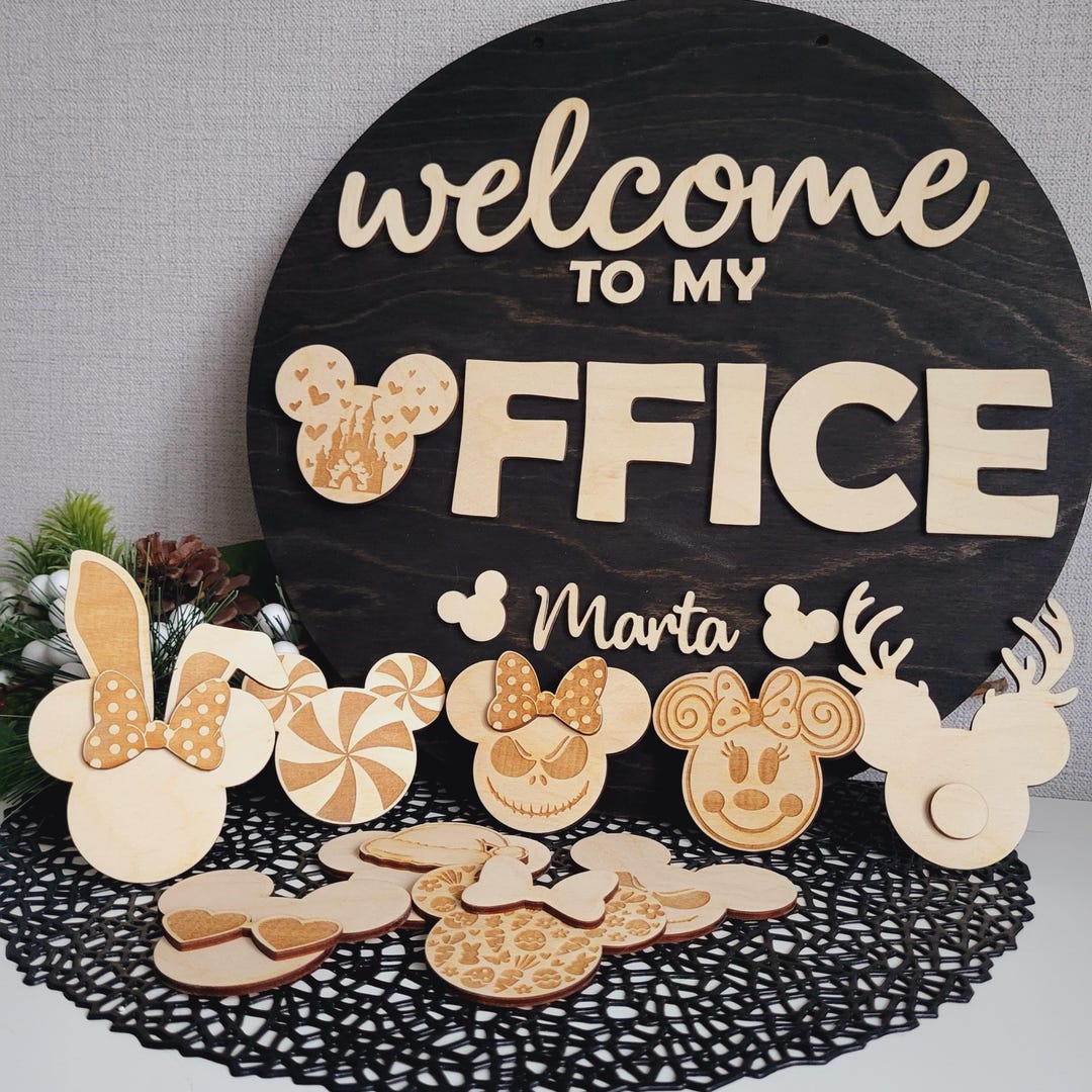 Interchangeable Home Sign, Home Sign, Magnets, Natural Wood Home Decor ...