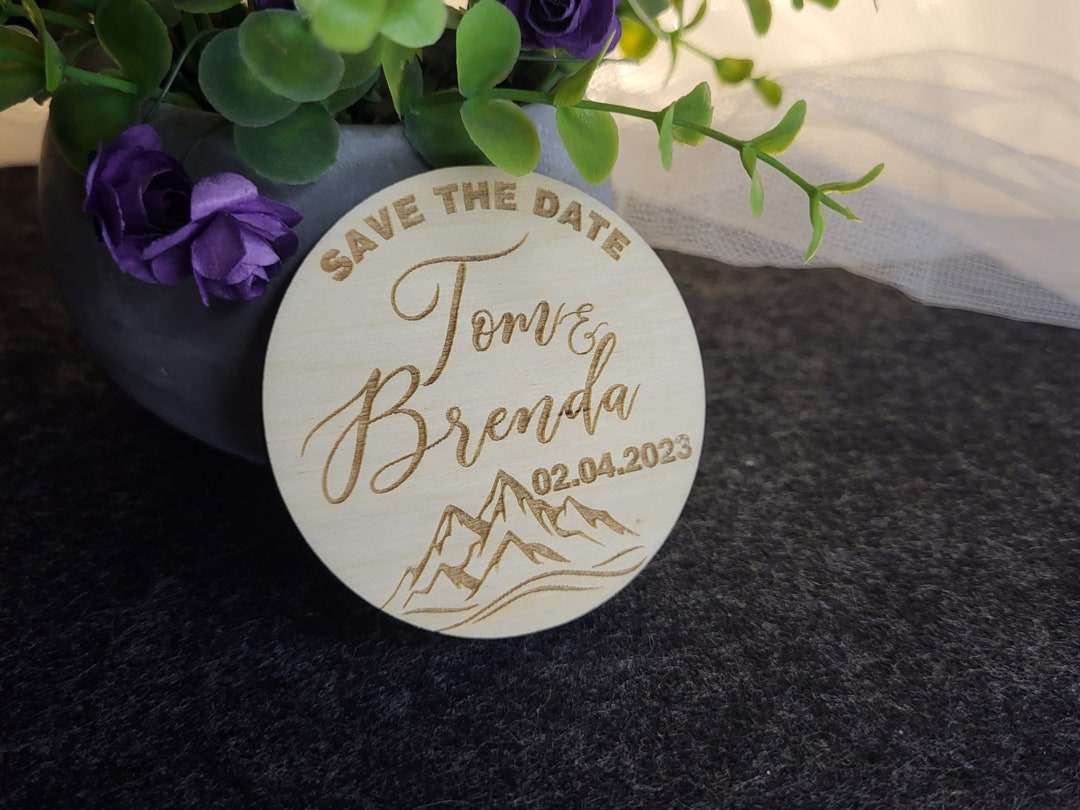 Save the Date Magnet, Personalized Wedding Magnets, Wedding Invitation ...