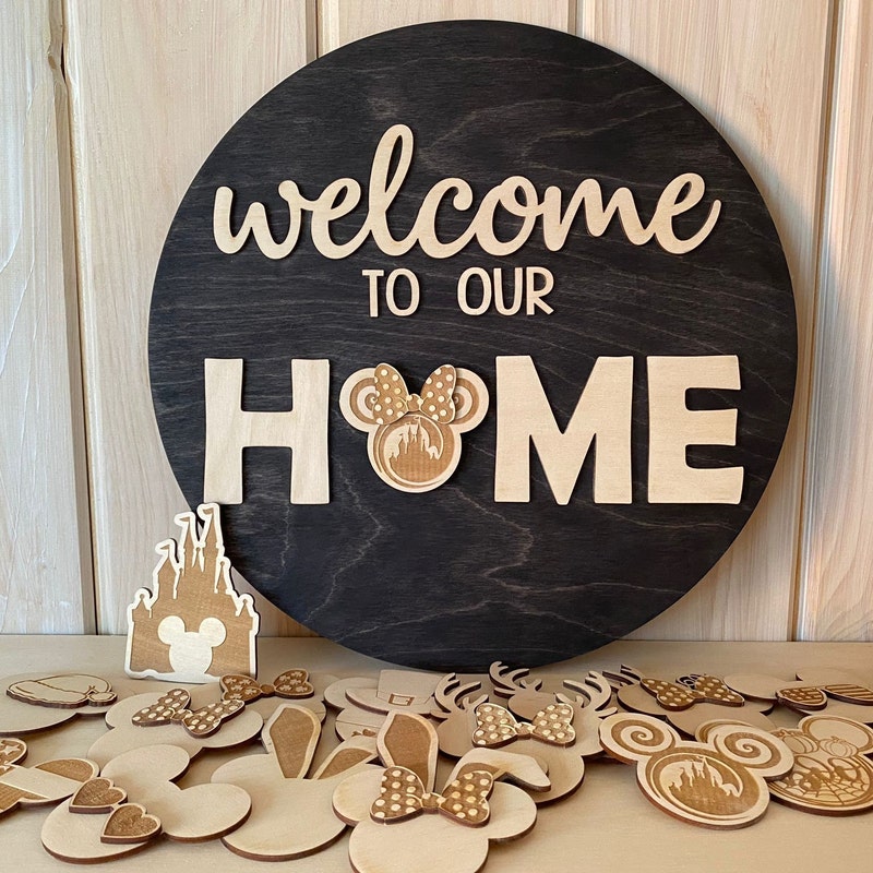 Interchangeable Home Sign - Etsy