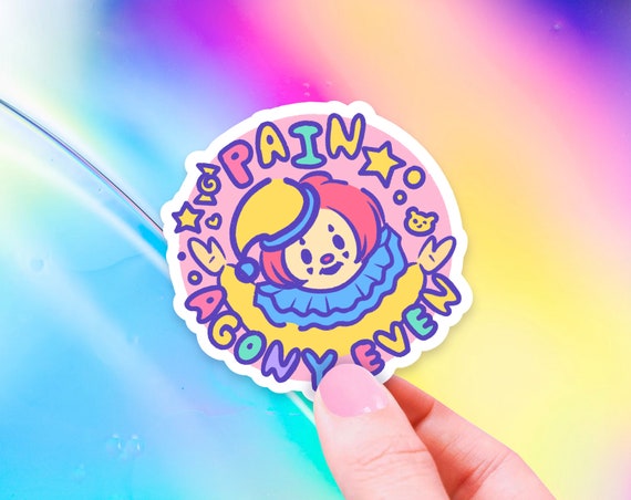 Clowncore Funny Sticker - Etsy