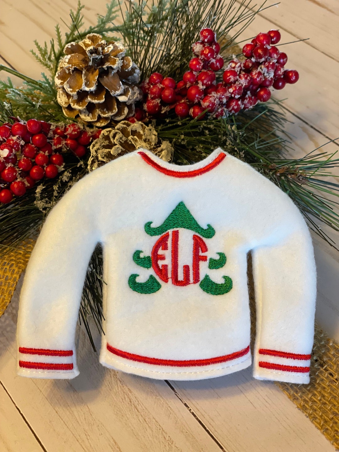 Elf Shirt, Elf Christmas Tree Sweater, Christmas Elf Outfit, Elf ...