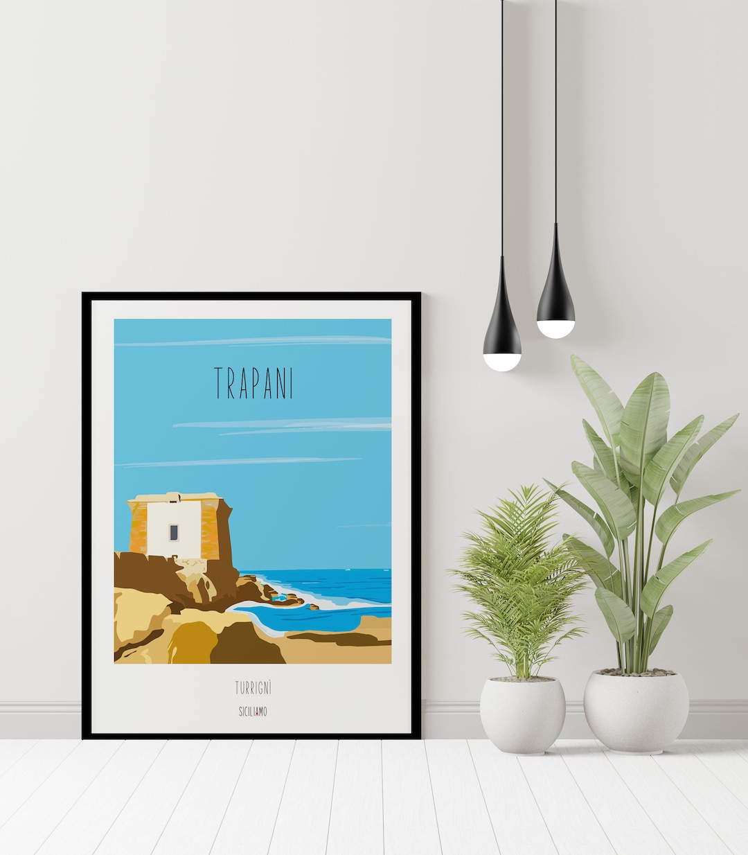 Poster Trapani, Turrignì 100% Made in Sicily - Etsy UK