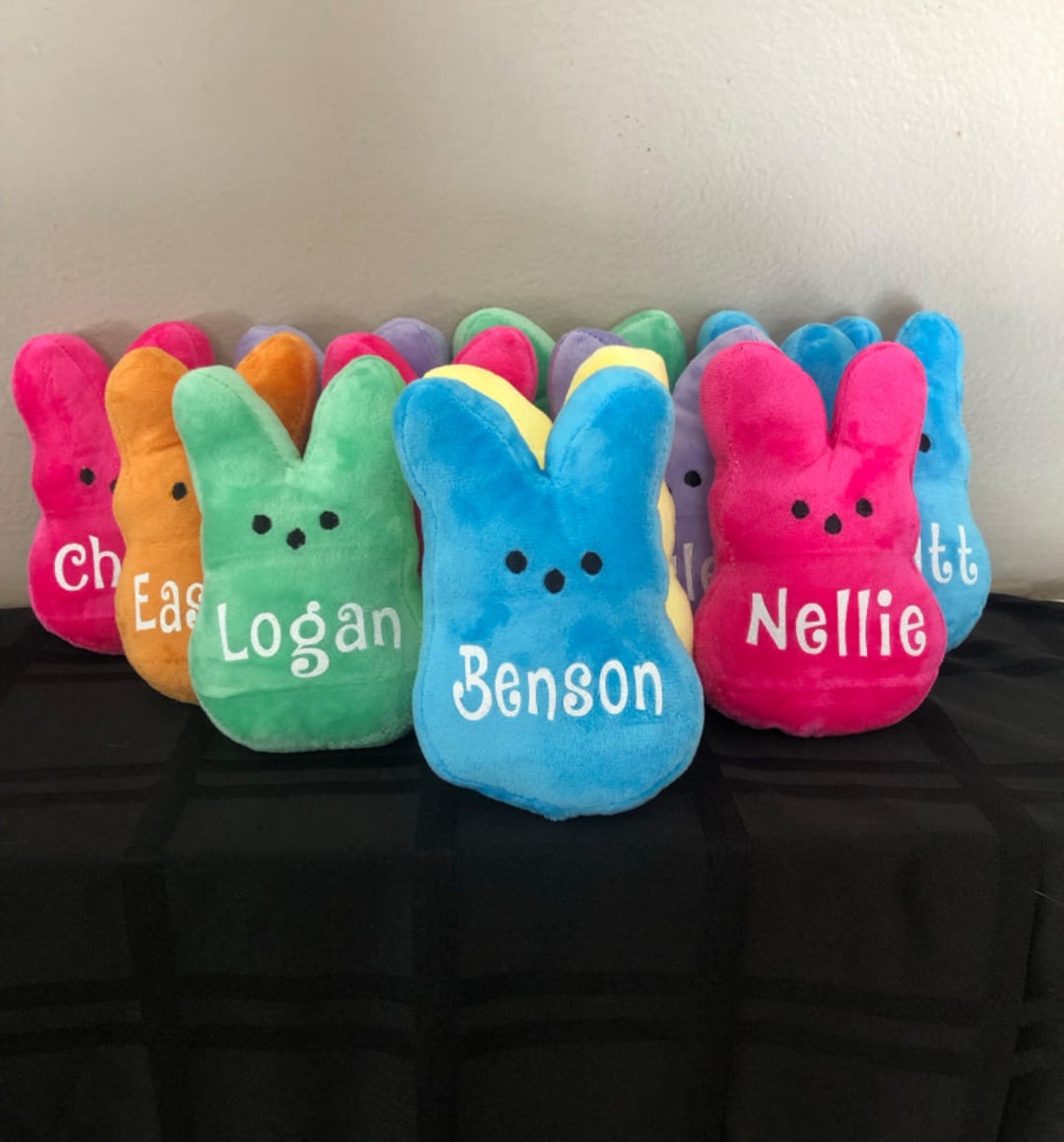 CUSTOM Personalized 6 Inch Plush Peeps Easter Bunny Bunnies ANY NAME ...