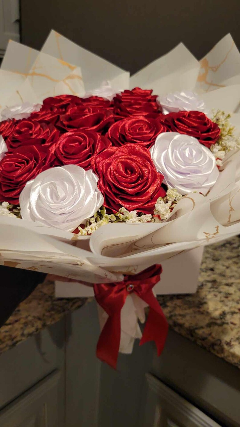 Eternal Roses/ Rosas Eternas / Ribbon Roses - Etsy