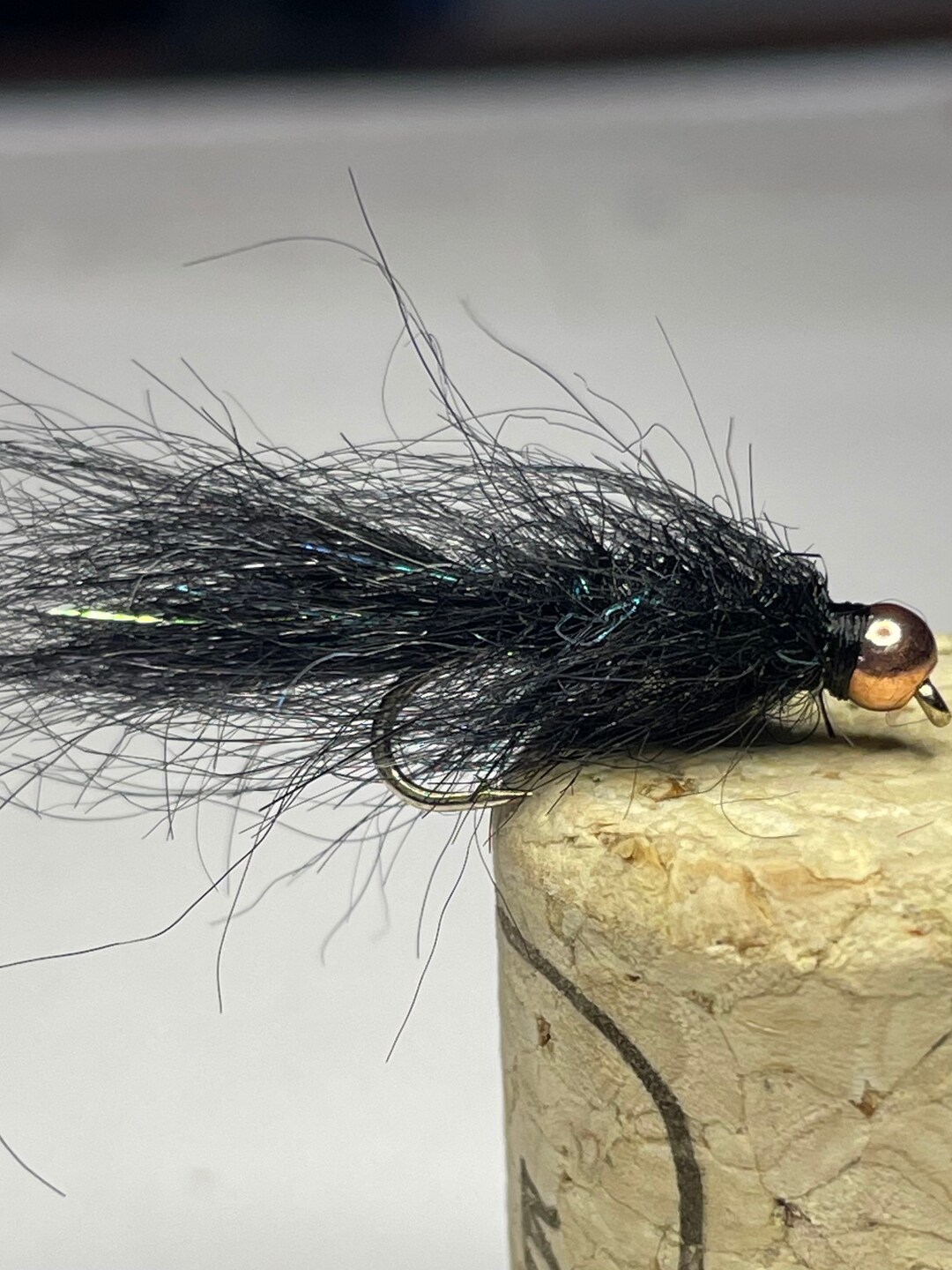 Black Leeches. Size 10. Set of 3. Fly Fishing Flies. Brass Bead Heads. - Etsy