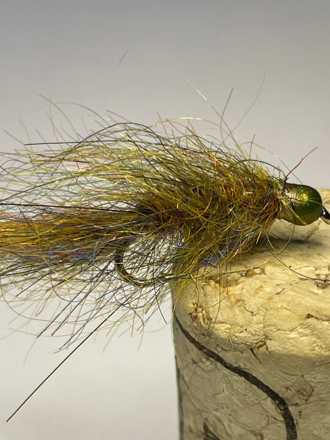 Canadian Olive Leeches. Size 10. Set of 3. Fly Fishing Flies. Brass ...