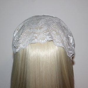 Christian Head Covering, Prayer Lace Headband, White Religious Head ...