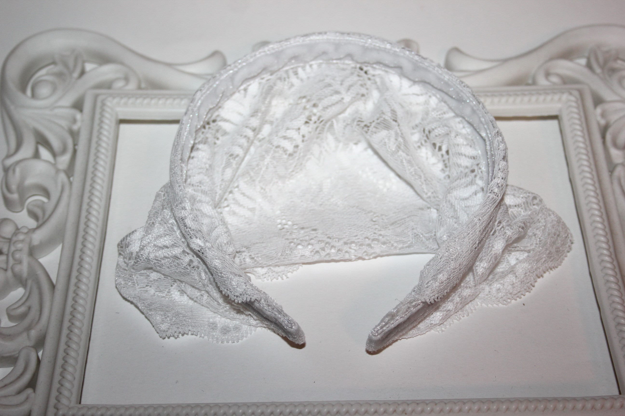 Christian Head Covering, Prayer Lace Headband, White Religious Head ...